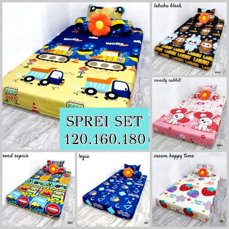 Jual SEPREI HOMEMADE 120.160.180 katun LENGKAP UKURAN | Shopee Indonesia