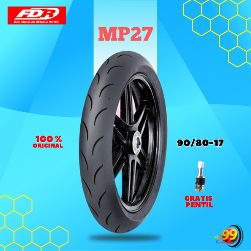 Jual Ban Motor Racing Compound FDR MP27 90/80 Ring 17 Tubeless | Shopee Indonesia