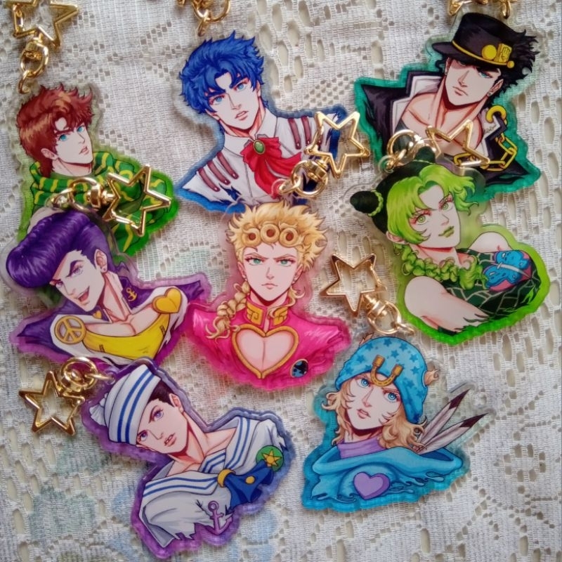 Jual JoJo's JJBA acrylic keychain | Shopee Indonesia