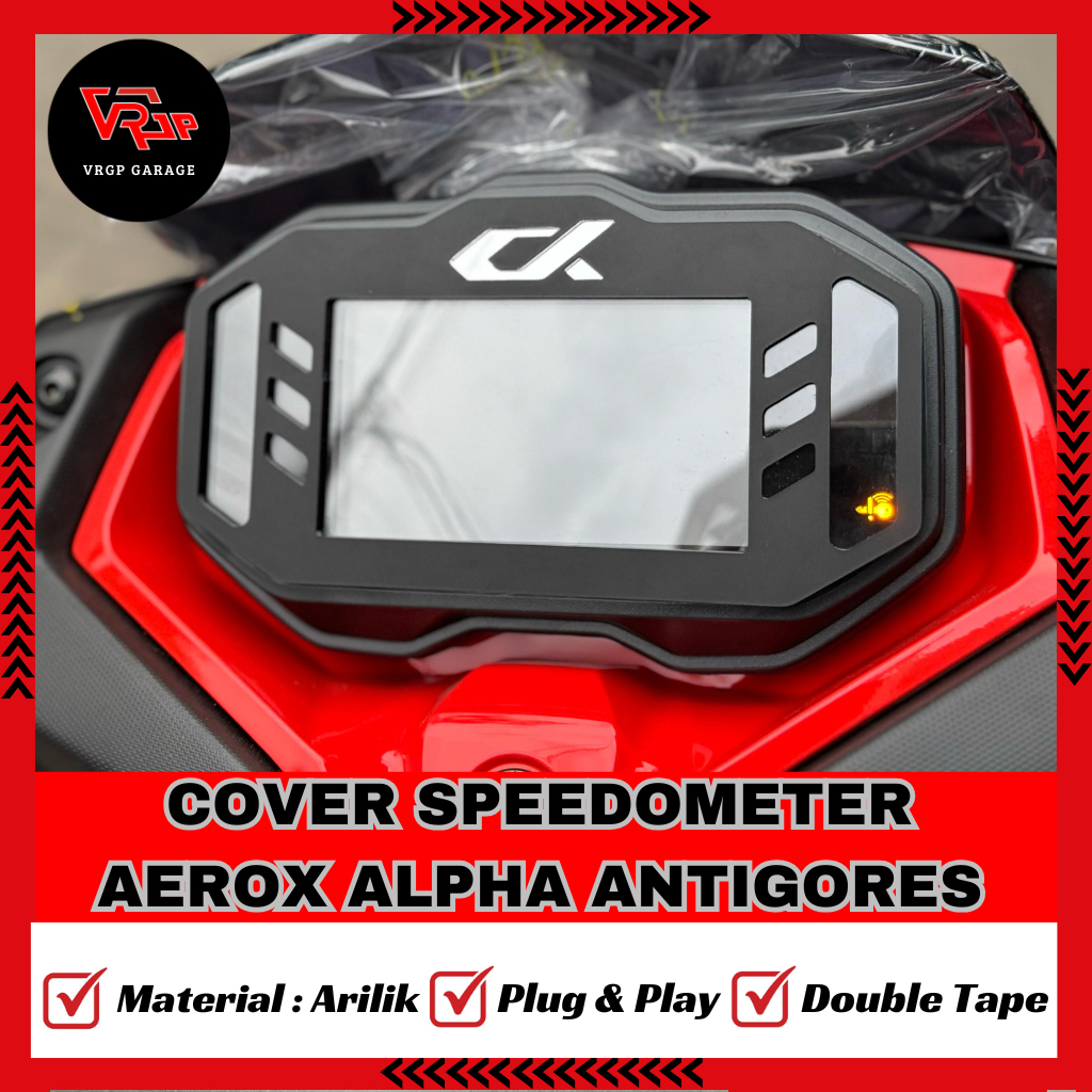 Jual VRGP Cover Speedometer Aerox Alpha/Aerox Alpha Turbo Anti Gores ...