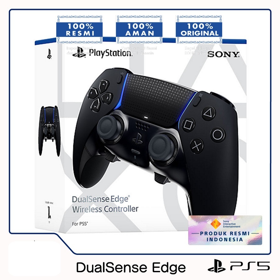 Jual PS5 Sony Playstation 5 PS5 Dual Sense Edge Wireless Controller DS Edge Midnight Black ...