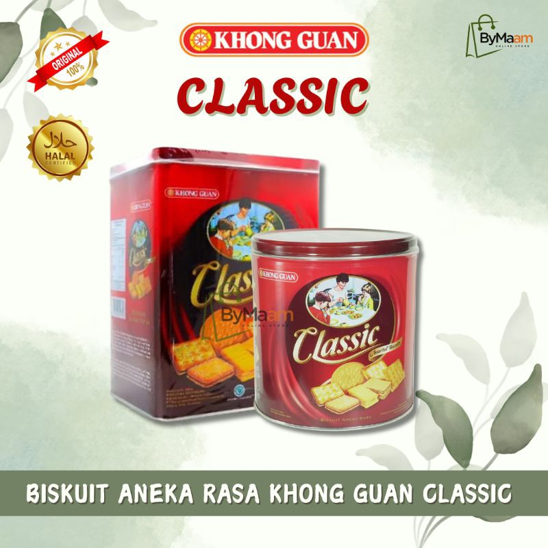 Jual KHONG GUAN CLASSIC Assorted Biscuits Kaleng 600gr | 350gr ...