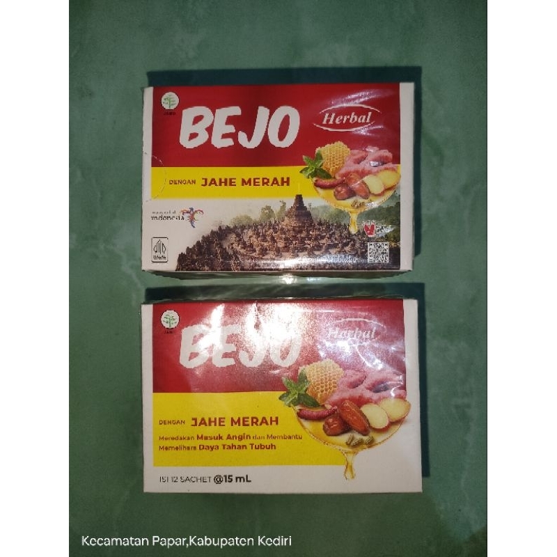 Jual Bejo jahe merah 1 box isi 12 sachet | Shopee Indonesia