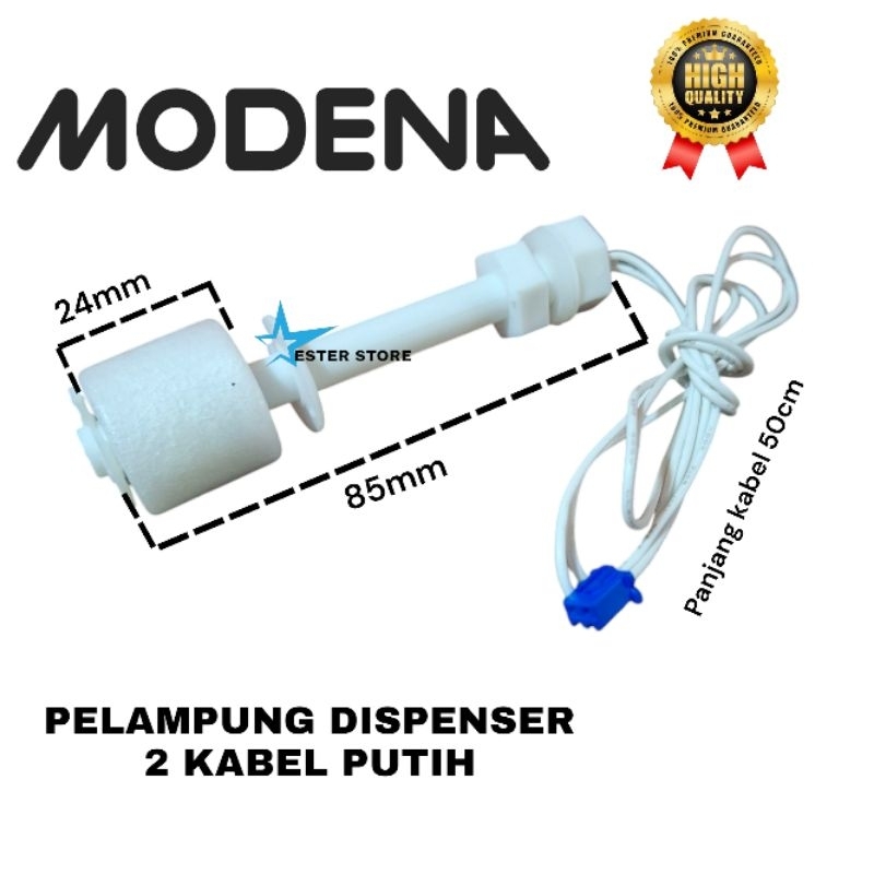 Jual Pelampung Dispenser Modena pelampung dispenser Galon bawah 2 kabel ...