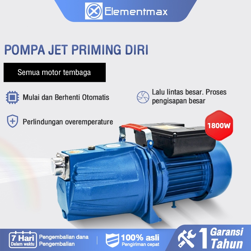 Jual Elementmax 1500w/1800w Pompa air Otomatis/Mesin Pompa Air/Pompa ...