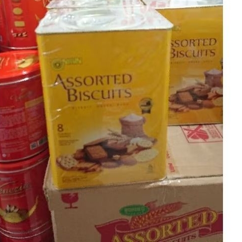 Jual NISSIN ASTORTED YELLOW KALENG BESAR 1100gr | Shopee Indonesia