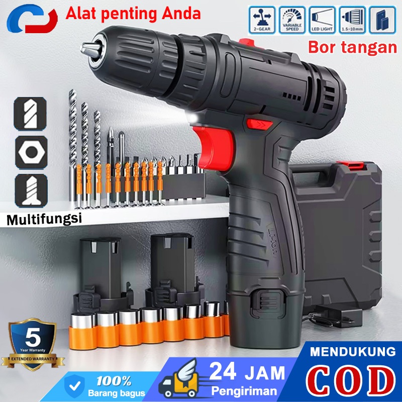Jual Convenyy bor baterai Bor tangan portable Tanpa Kabel Alat Rumah ...