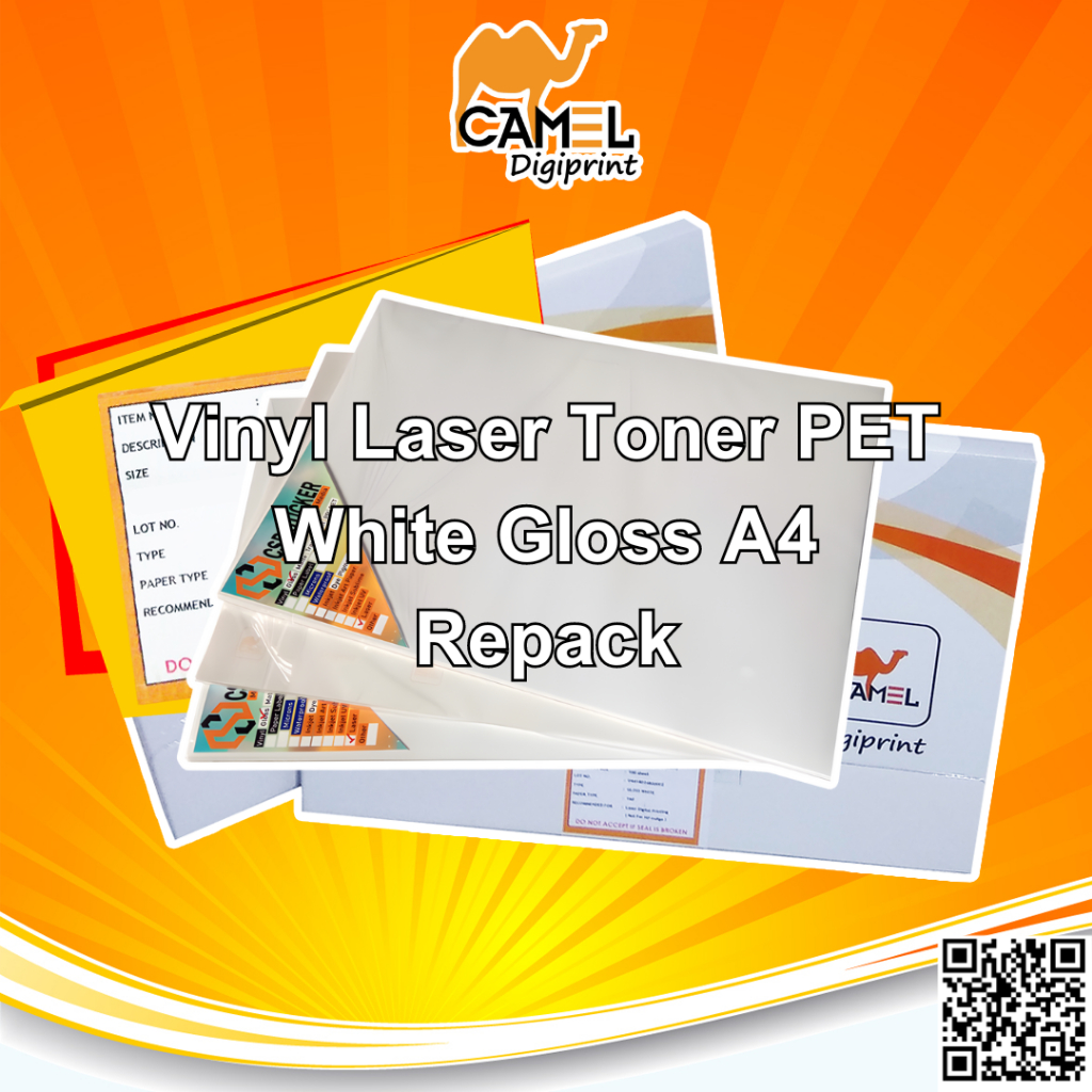 Jual Camel Digiprint Sticker Vinyl Laser A4 White Gloss / Matte Matt ...