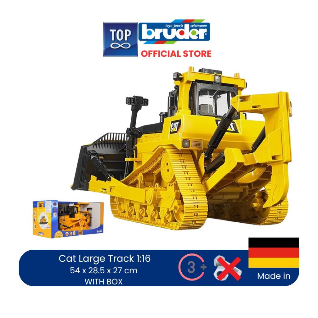 Jual Bruder 2452 Truck CAT Large Track Type Tractor - Mainan Miniatur ...