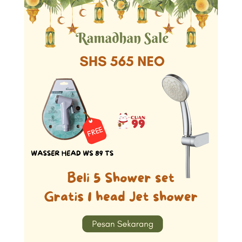 Jual Hand Shower Wasser SHS-565 NEO / SHS 565 NEO | Shopee Indonesia