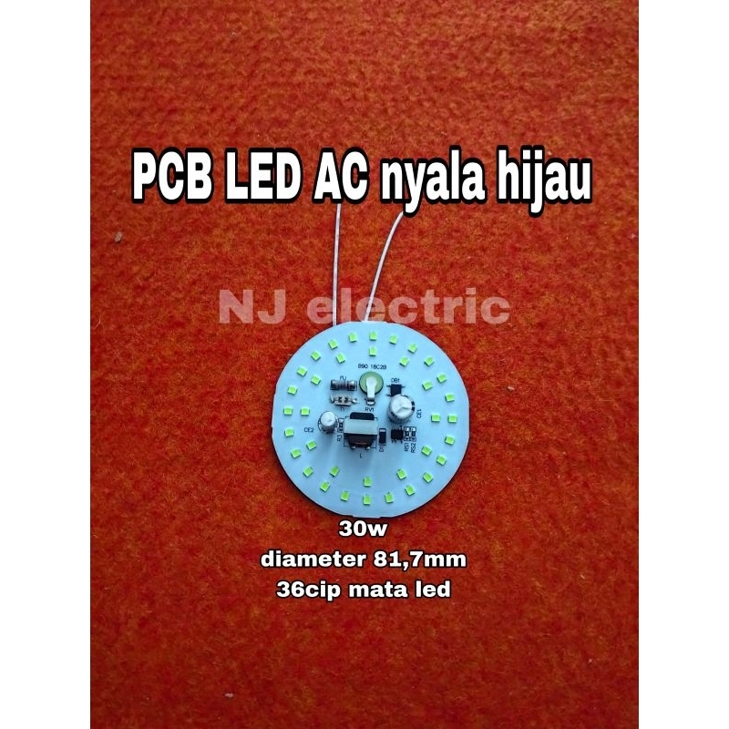 Jual PCB led ac warna hijau 30w | Shopee Indonesia