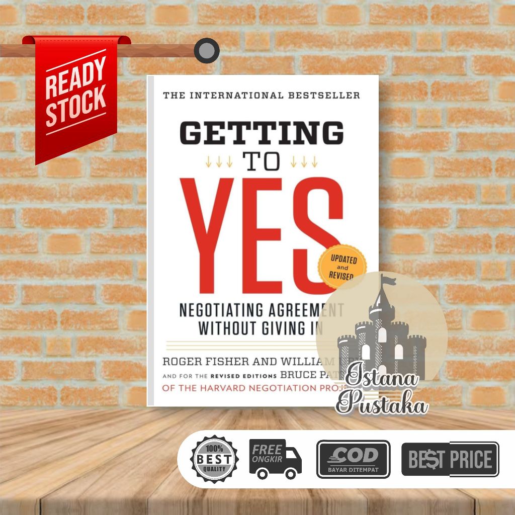 Jual Getting to Yes, Updated and Revised by Roger Fisher (English ...
