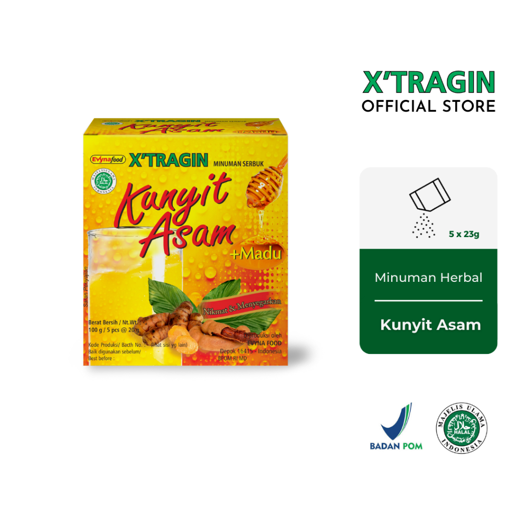 Jual X'TRAGIN Es Kunyit Asam Minuman Bubuk | Shopee Indonesia