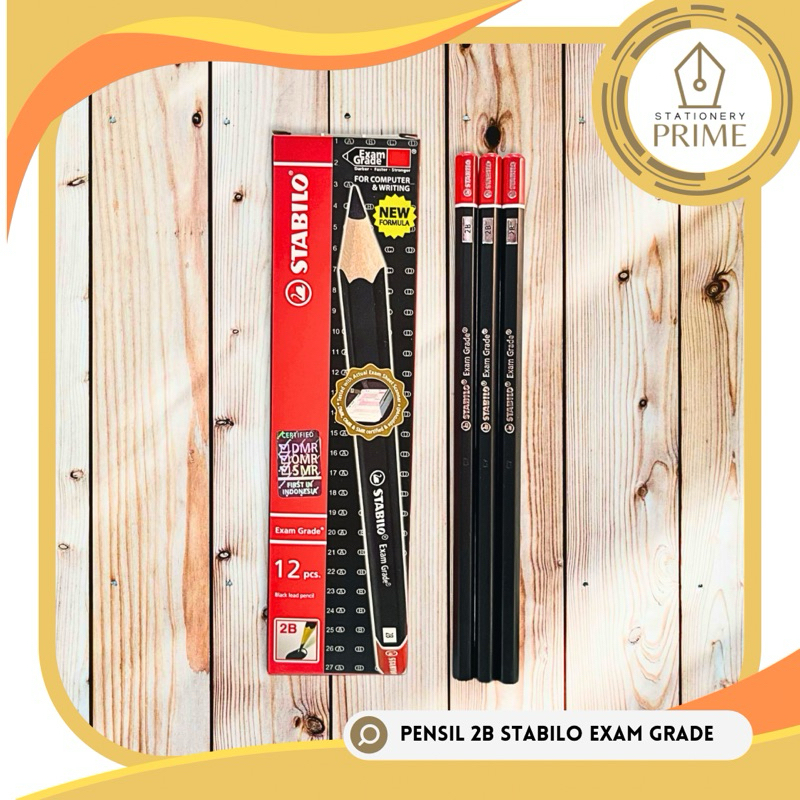 Jual Pensil 2B STABILO Exam Grade 288 Ujian Sekolah Komputer( Isi 12 ...