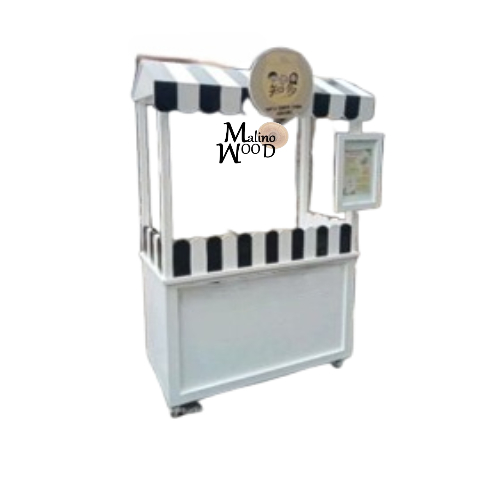 Jual PB-07 Booth portable rombong knockdown bongkar pasang event desk meja jualan promosi stand ...