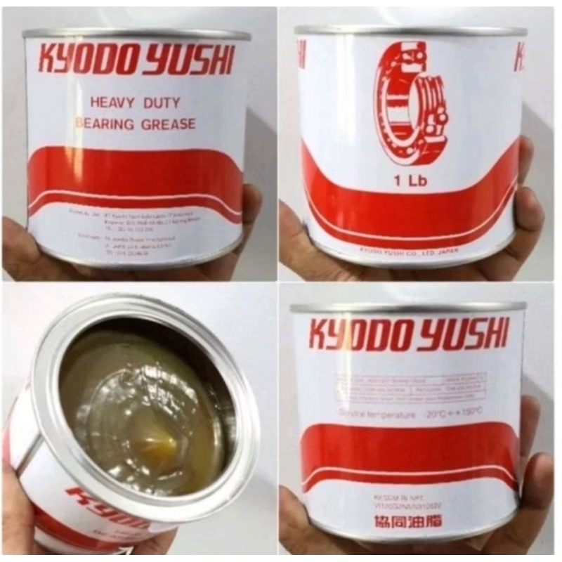 Jual BEARING GREASE KYODO YUSHI /STEMPET/MINYAK GEMUK BEARING KYODO YUSHI (1 LBS) | Shopee Indonesia