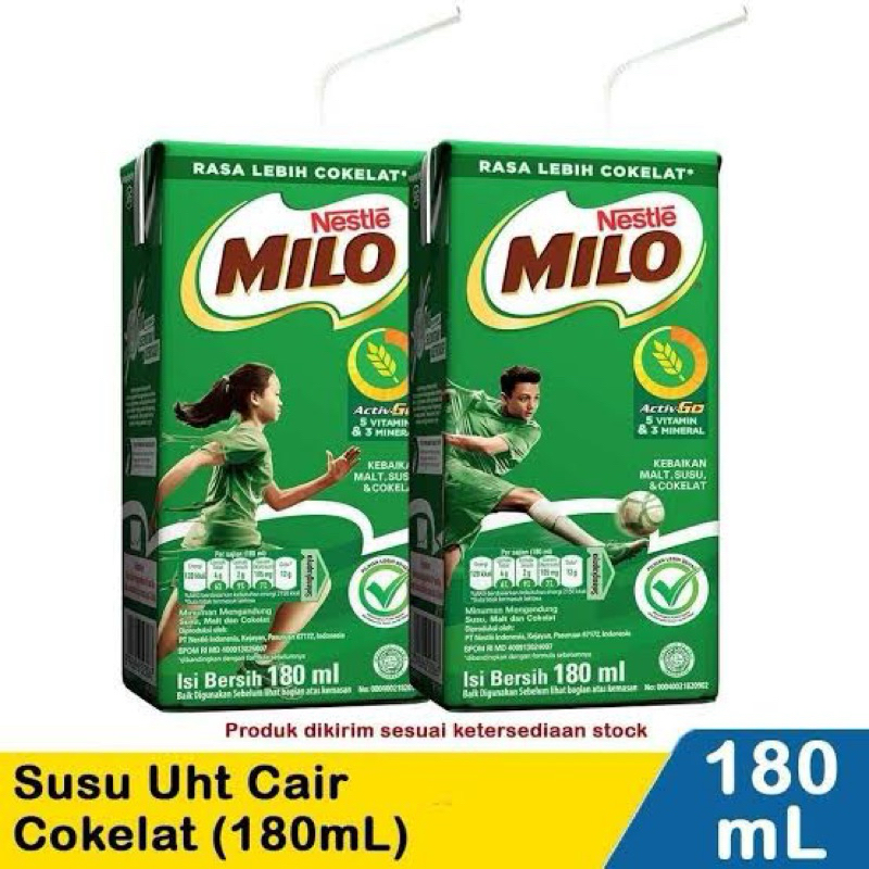 Jual MILO KOTAK 180 ML DUS ISI 36 PCS | Shopee Indonesia