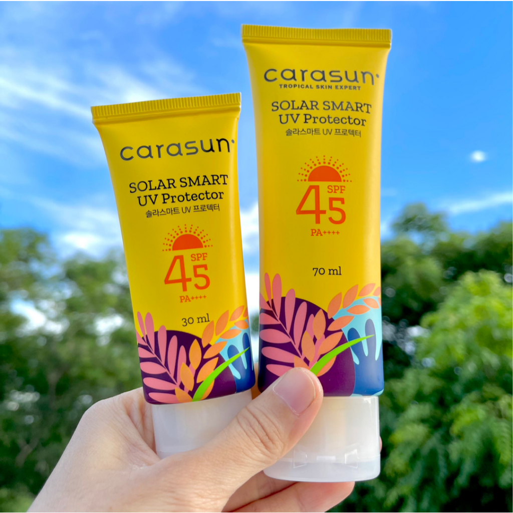 Jual CARASUN SOLAR SMART UV PROTECTOR spf 45 PA++++30ml &70ml | Shopee Indonesia