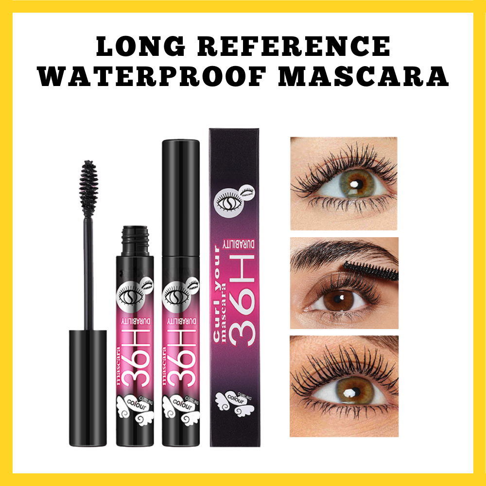Jual 36H Mascara Long Reference Maskara Black And Blender Curl Volume ...