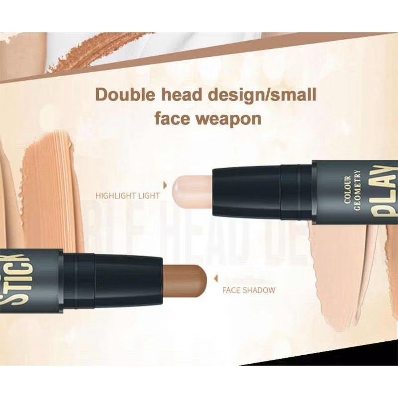 Jual BISA COD Face Stick 2in1 Concealer & Highlighter /Face 109 Stick ...