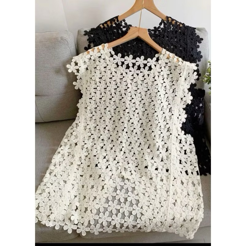 Jual atasan brokat rompi brokat bunga | Shopee Indonesia