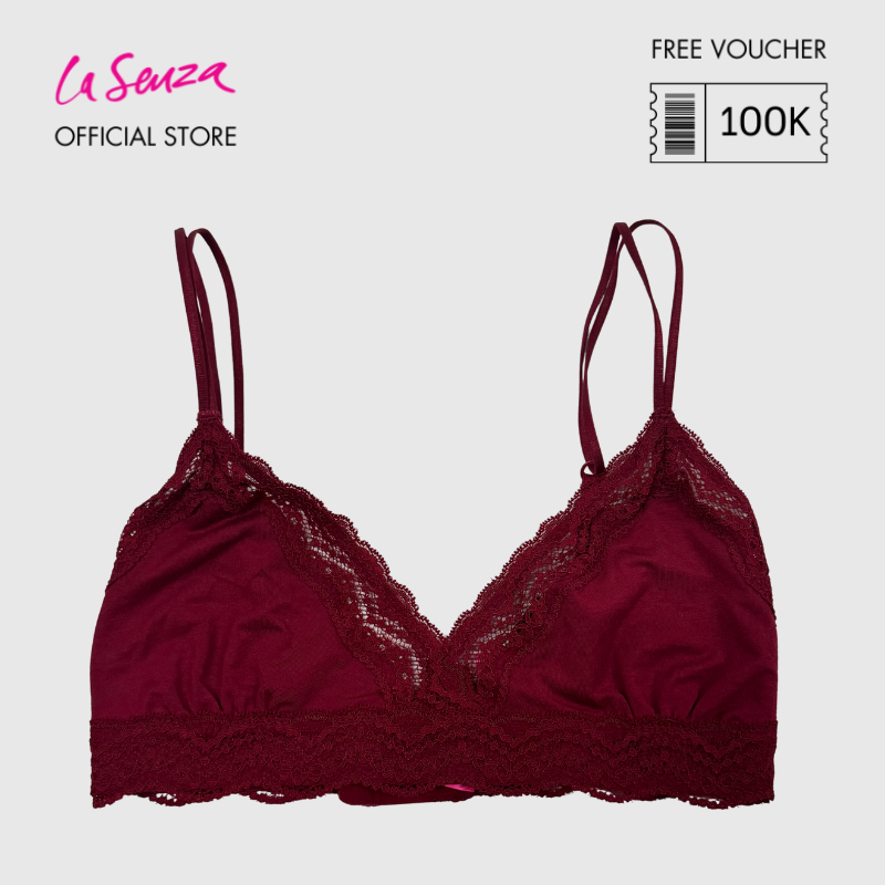 Jual La Senza Bralette Bra Warna Red Lacquer 11196813-74Q6 | Shopee ...