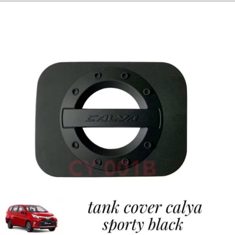 Jual Tank cover tutup tangki bensin hitam doff model Sporty Calya 2016 ...
