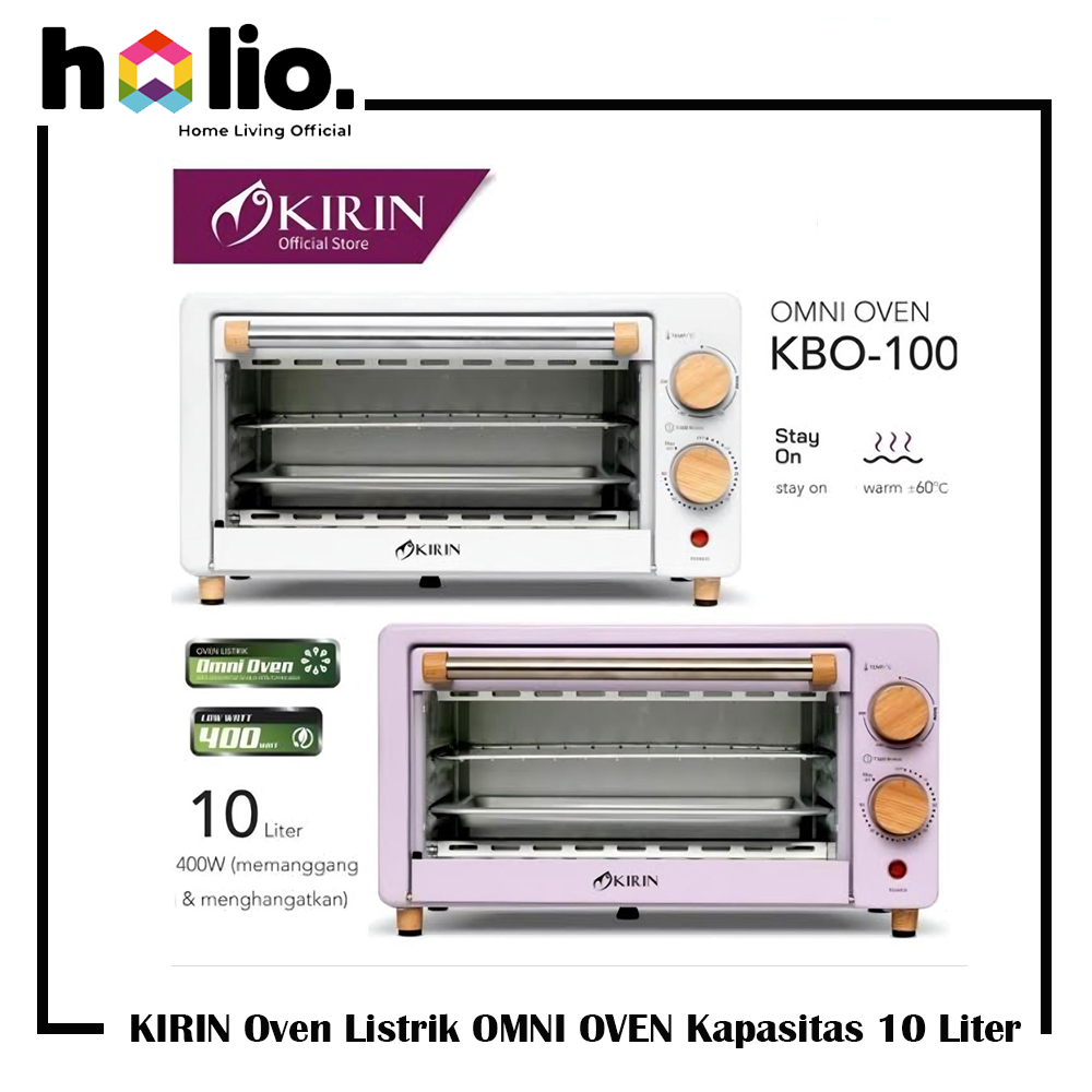 Jual Holio KIRIN Oven Listrik OMNI OVEN Kapasitas 10 Liter Low Watt KBO-100 / KBO100 | Shopee ...