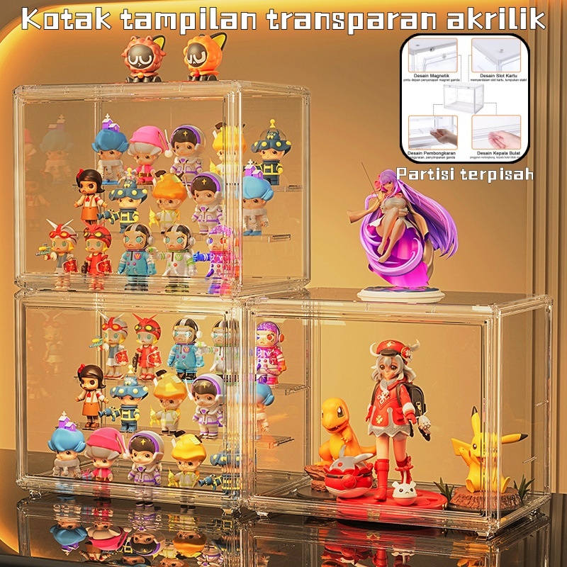 Jual Kotak Tampilan Transparan Akrilik Action Figure Display Box ...