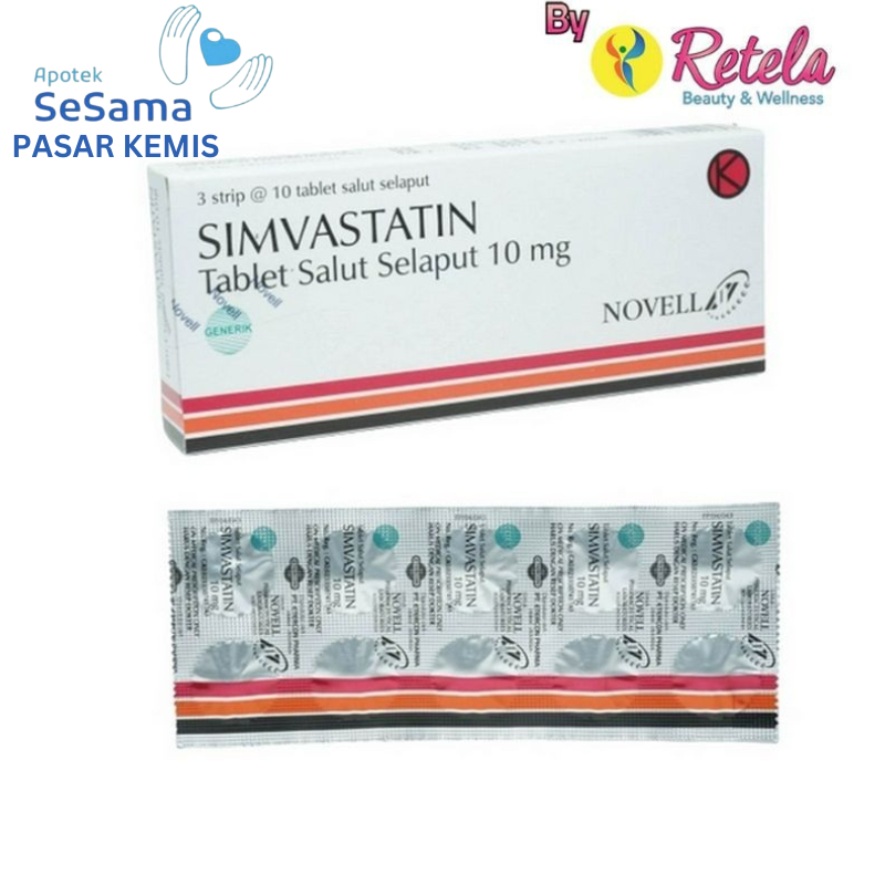 Jual Simvastatin 10 Mg 1 Strip 10 Tablet | Shopee Indonesia