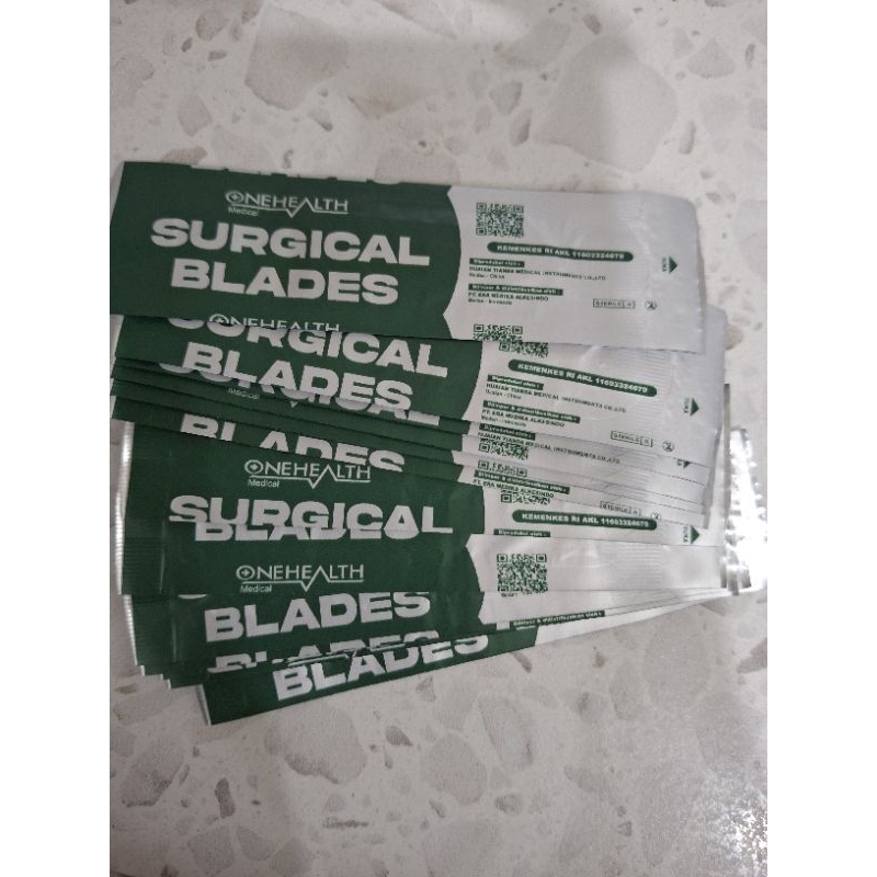 Jual [ecer] one health surgical blade no 15 / pisau bedah / mata pisau ...