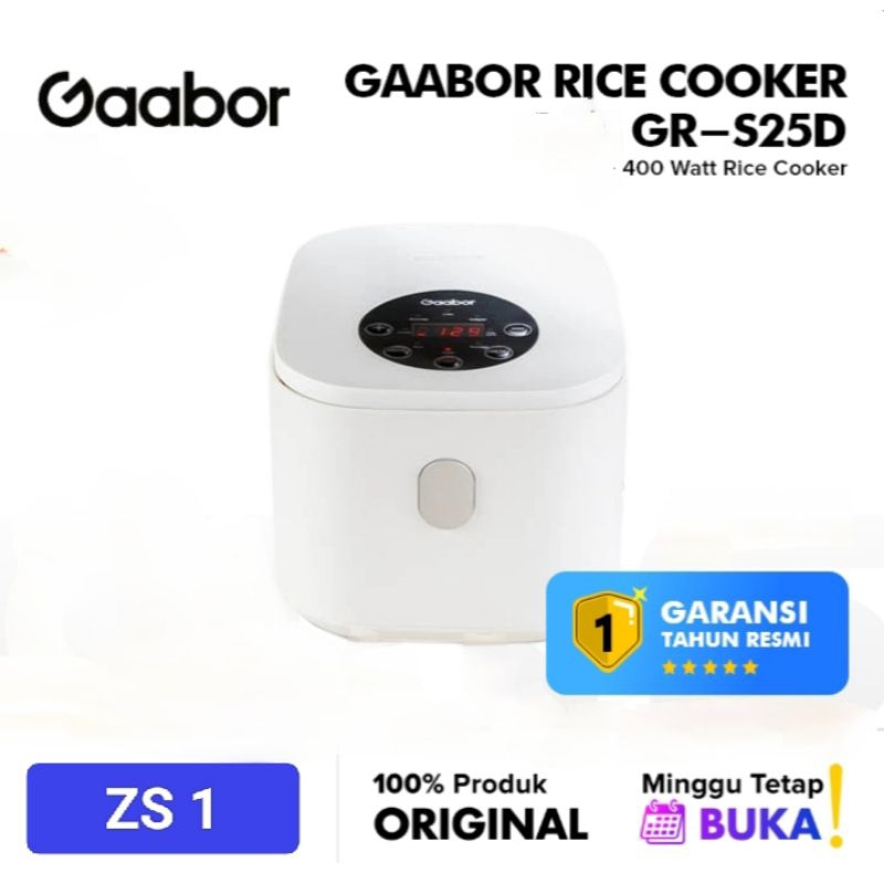 Jual Gaabor Rice Cooker 1 Liter GR-S25D / Penanak Nasi Gaabor | Shopee ...