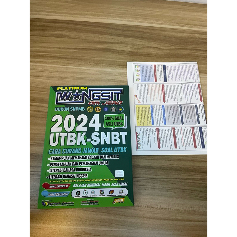 Jual Buku Platinum Wangsit Om Jero 2024 SNBT NEW PRODUCT | Shopee Indonesia