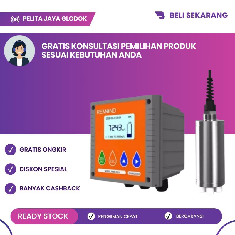 Jual total suspended solid/Online TSS meter sludge concentration ...