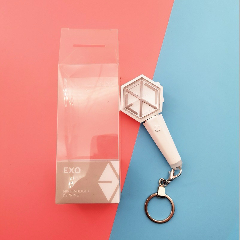 Jual READY EXO Mini Lightstick Keychain Eribong Pharynx EXOL | Shopee ...