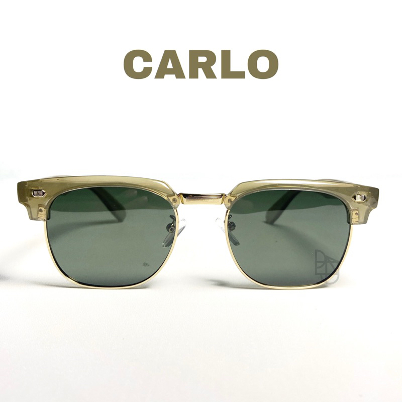 Jual Frame Kacamata Carlo - Clubmaster, Semi Kotak | Shopee Indonesia