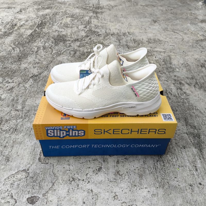 Jual Sepatu Sneakers Wanita SKECHERS SLIP INS GO WALK 6 ORIGINAL ...