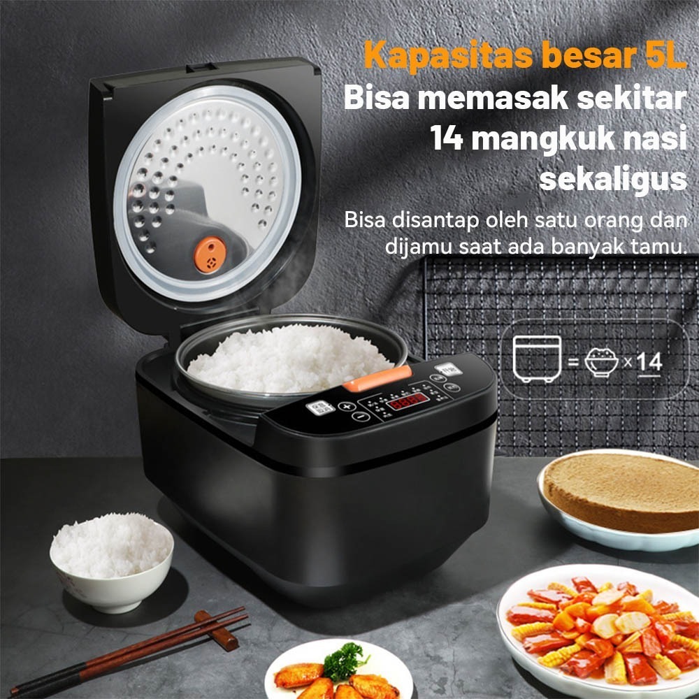 Jual 5L Rice Cooker Multifungsi Kapasitas Besar Penanak Nasi Desain ...