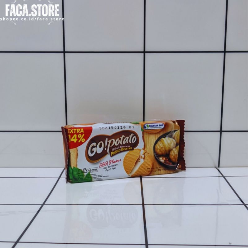 Jual Brio Go potato Biskuit kentang rasa BBQ 56gr | Shopee Indonesia