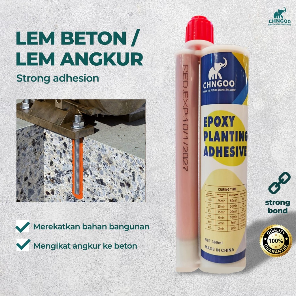 Jual Chngoo Lem Beton / LEM Angkur Strong Adhesion Epoxy Planting ...