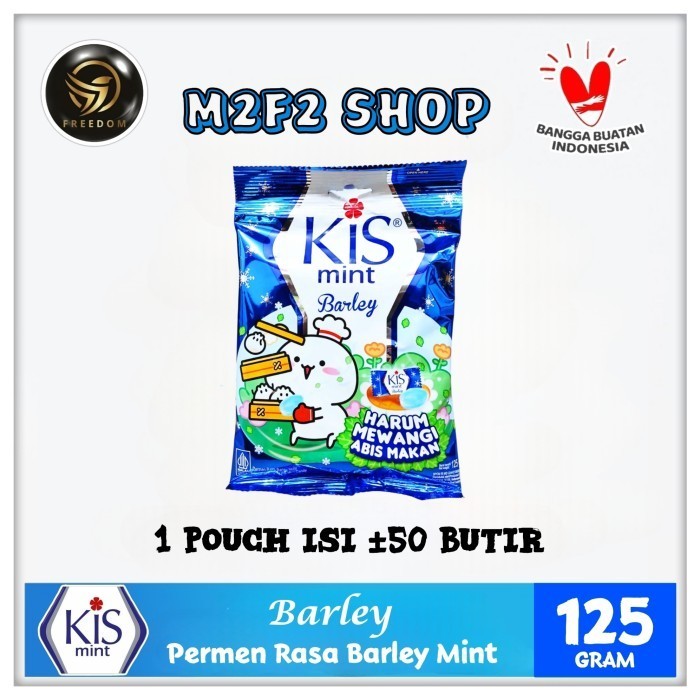 Jual Kis Mint Candy Barley Flavored | Permen Kembang Gula Rasa Barley - 125 gr (Kemasan 1 Pouch ...