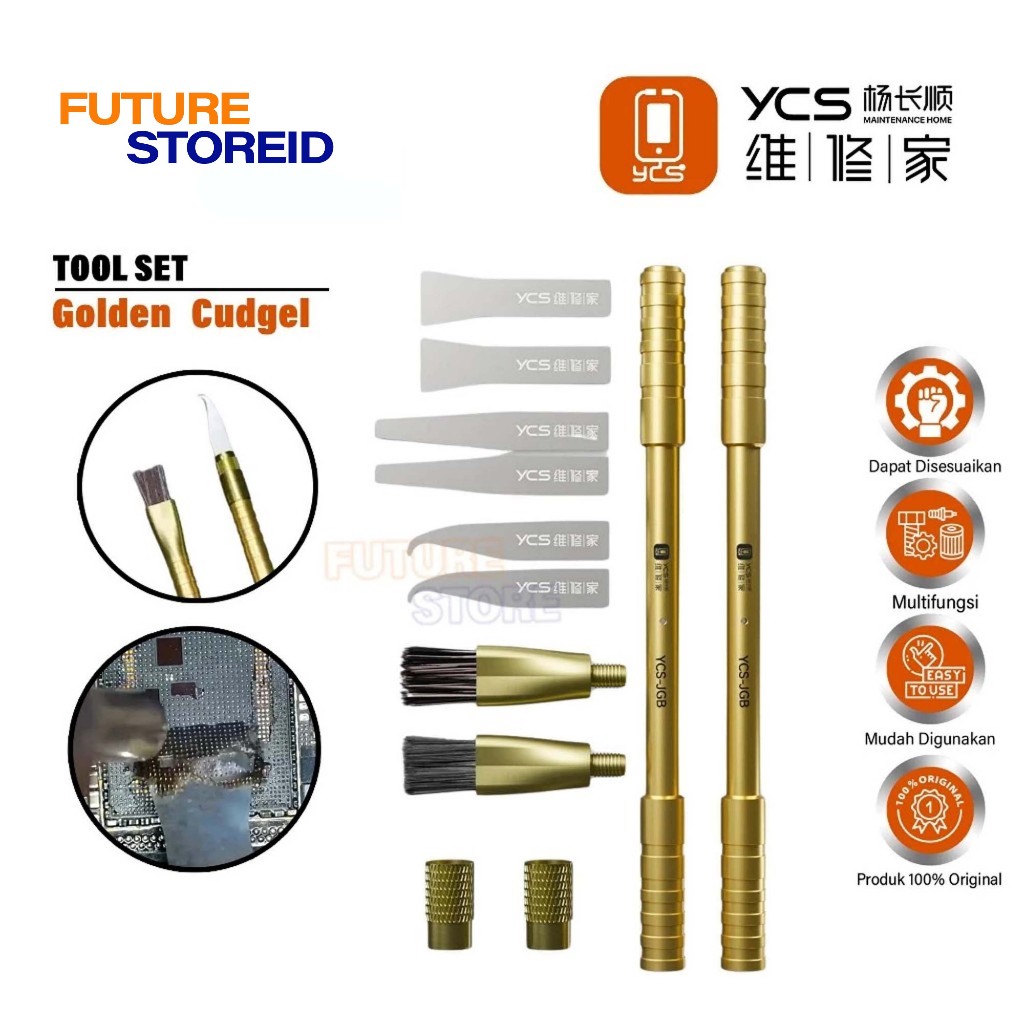Jual YCS Golden Cudgel Tool Set - YCS JGB PISAU IC 10 IN 1 DOUBLE HEAD ...