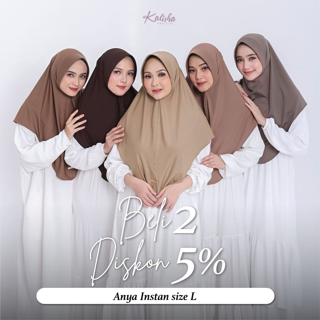 Jual KALISHA X MIMA - Jilbab Instan Kerudung Bergo Hamidah Jilbab Bergo ...