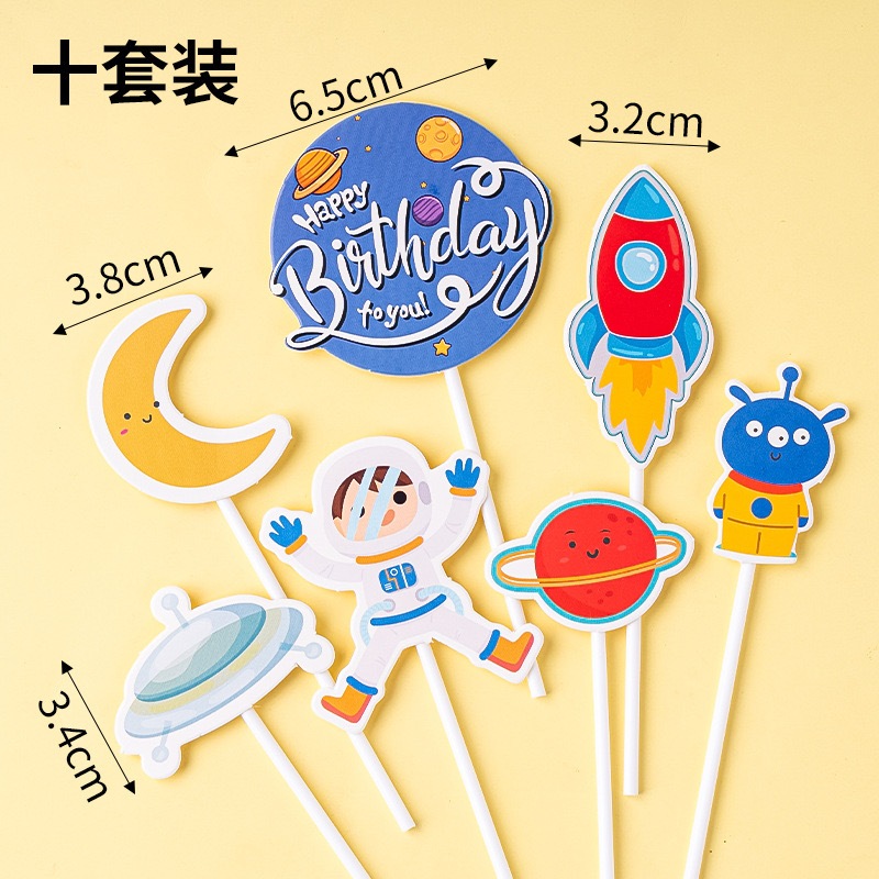 Jual Cake Topper Beruang Kelinci Bunga Mermaid Happy Birthday Ulang ...