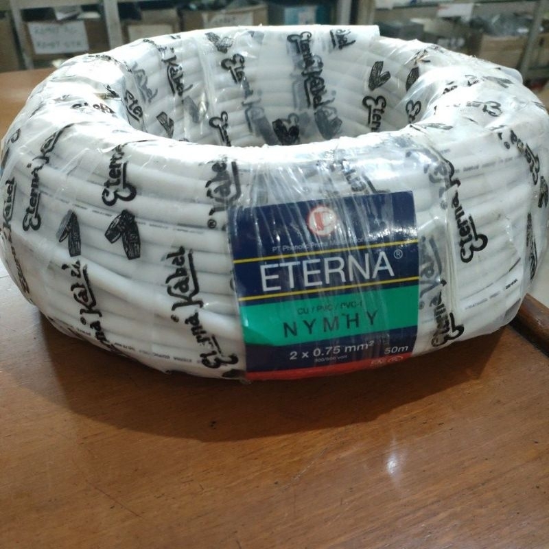 Jual Kabel listrik eterna NYMHY serabut 2x0.75mm | Shopee Indonesia