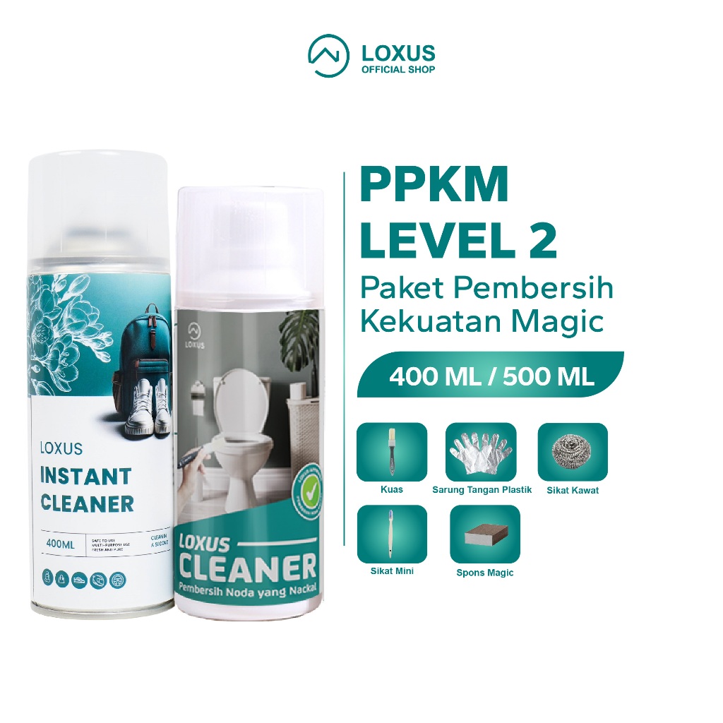 Jual Loxus Paket Pembersih Kekuatan Magic - PPKM LEVEL 2 | Shopee Indonesia