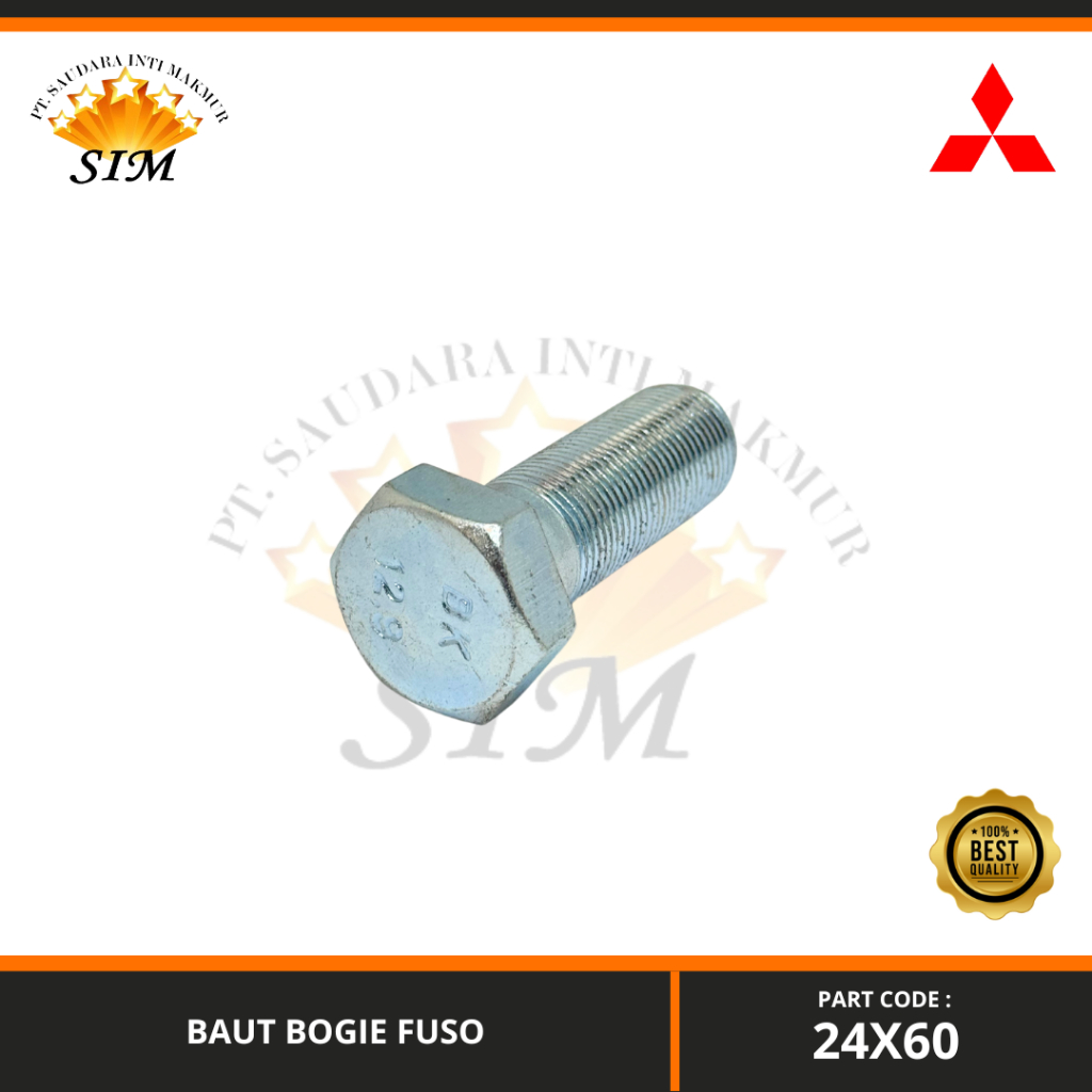 Jual Baut Bogie Fuso - 24X60 | Shopee Indonesia