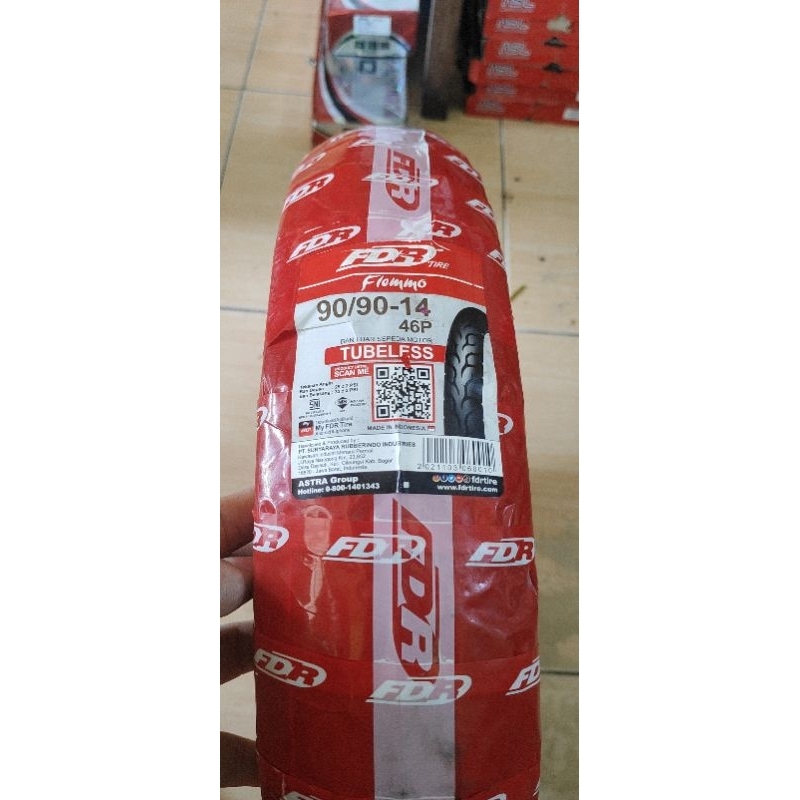 Jual Ban luar FDR 90/90-14 TL FLEMO tubles belakang beat vario scopy ...