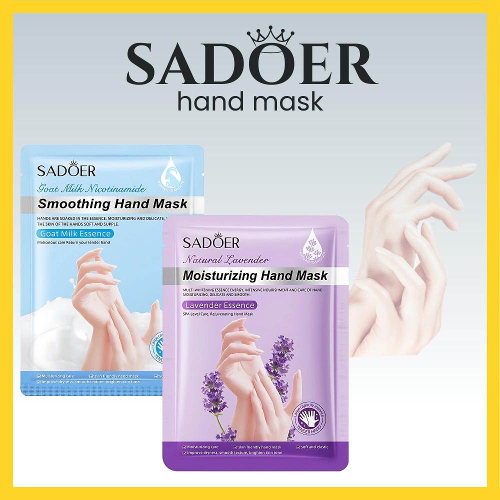 Jual SADOER Exfoliating Hand Mask 35gr/pair Masker Tangan Susu Kambing ...