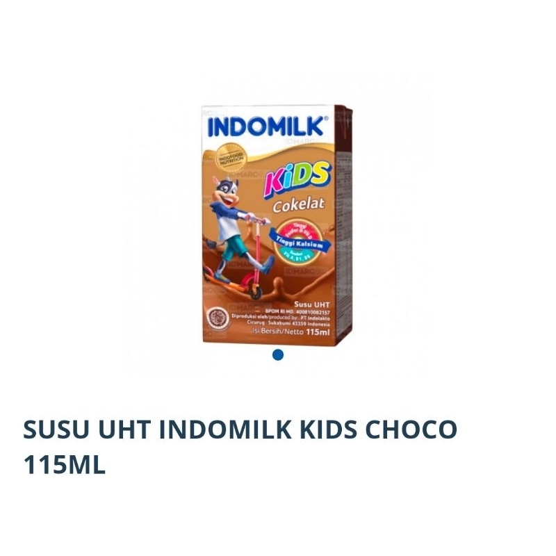 Jual Susu UHT Indomilk Kids Cokelat 115ml – Susu Sehat untuk Anak | Shopee Indonesia